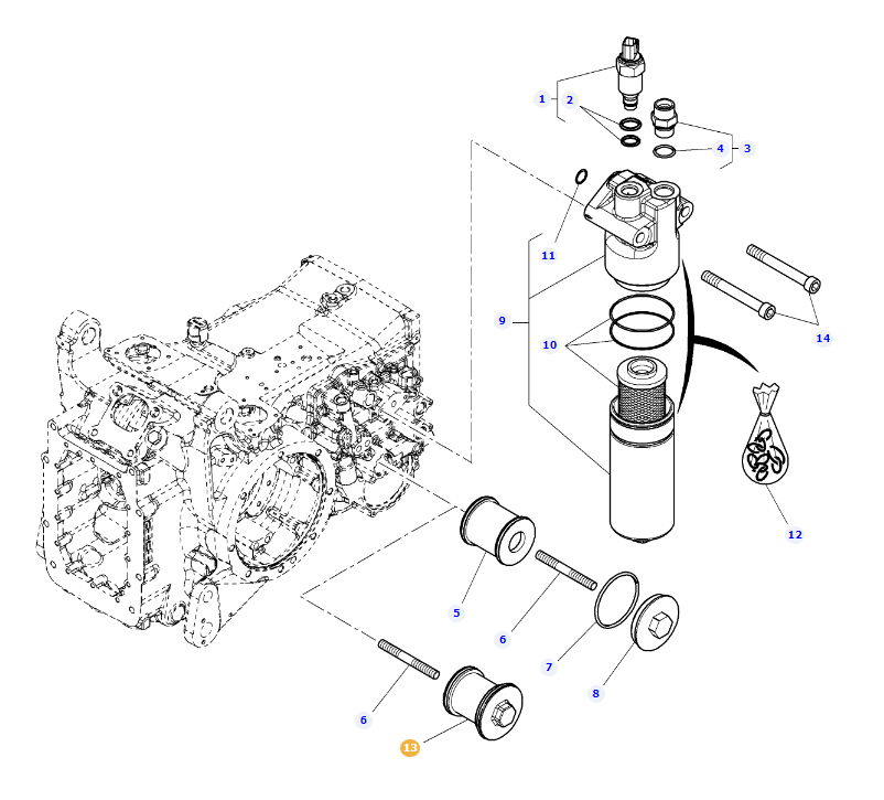 Buy Power Shuttle Hydraulic Filter 4358348M1 – Quality Filtration